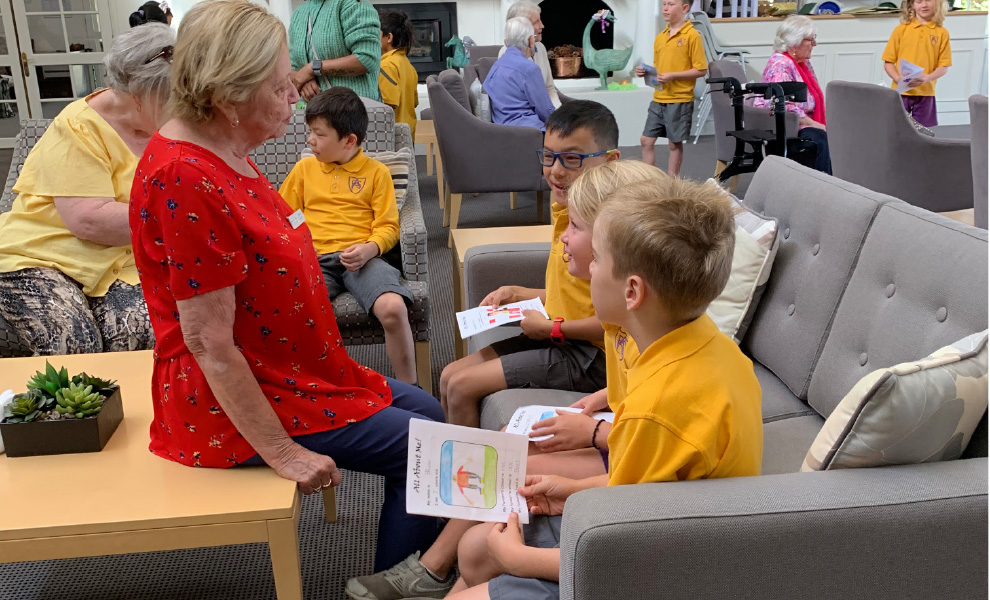 RETIREMENT VILLAGE RESIDENTS FORGING INTERGENERATIONAL CONNECTIONS WITH ...