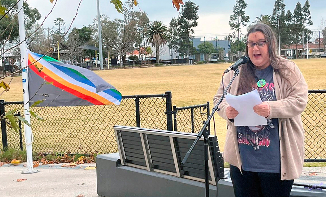 Disability Pride flag raising in the West - The Westsider